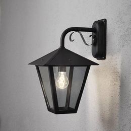 Konstsmide Benu Down 435-750 Außenwandleuchte Energiesparlampe, LED E27 100 W Schwarz