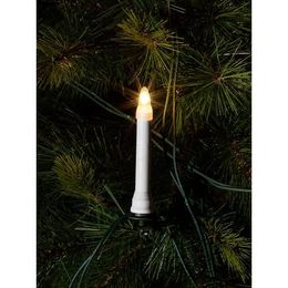 Konstsmide 1005-000 Weihnachtsbaum-Beleuchtung Kerze Außen netzbetrieben Anzahl Leuchtmittel 16 Glühlampe Klar Beleuchtete Länge: 10.5 m