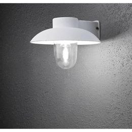 Konstsmide Mani 415-250 Außenwandleuchte Energiesparlampe, LED E27 60 W Weiß