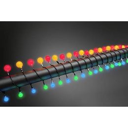 Konstsmide 3680-507 Motiv-Lichterkette Innen/Außen netzbetrieben Anzahl Leuchtmittel 80 LED Mehrfarbig Beleuchtete Länge: 6.32 m