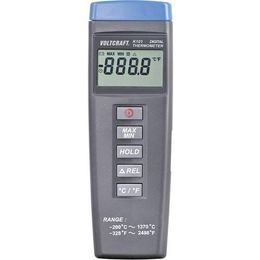 Voltcraft K101 Temperatur-Messgerät kalibriert (ISO) -200 - +1370 °C Fühler-Typ K