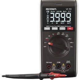 Voltcraft VC151 Hand-Multimeter kalibriert (DAkkS-akkreditiertes Labor) digital CAT III 600 V Anzeige (Counts): 4000