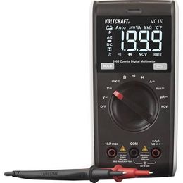 Voltcraft VC131 Hand-Multimeter kalibriert (DAkkS-akkreditiertes Labor) digital CAT III 600 V Anzeige (Counts): 2000