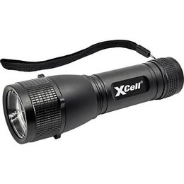 XCELL 146362 LED Taschenlampe mit Handschlaufe, mit Holster, mit Stroboskopmodus batteriebetrieben 500 lm 7 h 179 g