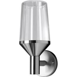 LEDVANCE Endura Classic Calice 4058075477957 Außenwandleuchte LED E27 Edelstahl, Transparent, Glas