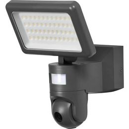 LEDVANCE Smart+ Flood Camera Control 4058075564626 AC34855 LED-Außenwandleuchte mit Überwachungskamera LED 23 W Dunkelgrau