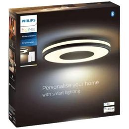 Philips Lighting Hue LED-Deckenstrahler 871951434113500 Hue White Amb. Being Deckenleuchte schwarz 2400lm inkl. Dimmschalter LED fest eingebaut 22.5 W