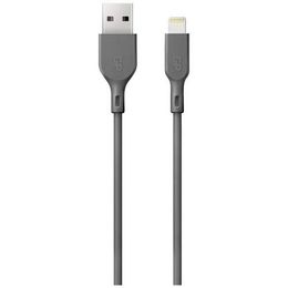 Gp Batteries USB-Ladekabel USB 2.0 USB-A Stecker, Apple Lightning Stecker 1.00 m Grau GPCBCl1NGYUSB160