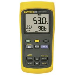 Fluke 53 II B Temperatur-Messgerät kalibriert (ISO) -250 - +1767 °C Fühler-Typ J, K, T, E, R, S, N