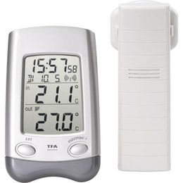 Tfa Dostmann Wave Funk-Thermometer Silber