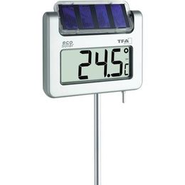 Tfa Dostmann Avenue Solar Garten-Thermometer Silber