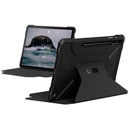 Urban Armor Gear Metropolis BookCase Samsung Galaxy Tab S7, Samsung Galaxy Tab S8 Schwarz Tablet Tasche, modellspezifisch