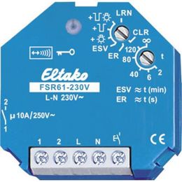 FSR61-230V Eltako Funk Schaltaktor Unterputz Schaltleistung (max.) 2000 W Reichweite max. (im Freifeld) 30 m