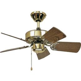 CasaFan Classic Royal 75 MP Deckenventilator 48 W (Ø x H) 75 cm x 225 mm Messing (poliert)