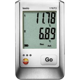 testo 0572 1762-D 176 T2 Temperatur-Datenlogger kalibriert (DAkkS-akkreditiertes Labor) Messgröße Temperatur -50 bis +400 °C
