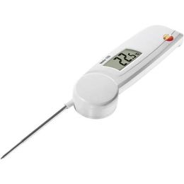 testo 103 Einstichthermometer (HACCP) kalibriert (DAkkS-akkreditiertes Labor) Messbereich Temperatur -30 bis 220 °C Fühler-Typ NTC HACCP-konform