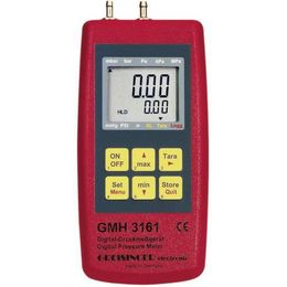 Greisinger GMH 3161-01 Druck-Messgerät kalibriert (DAkkS-akkreditiertes Labor) Luftdruck, Nicht aggressive Gase, Korrosive Gase -0.001 - 0.025 bar
