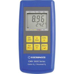 Greisinger GMH3651 Kombi-Messgerät O2-Konzentration, O2-Sättigung, Druck, Temperatur