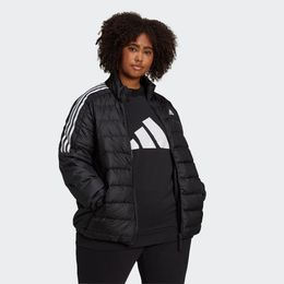 adidas Sportswear Große Größen: Outdoorjacke, schwarz, Gr.48/50