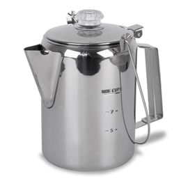 Fox Edelstahl Kaffeekanne mit Perkolator