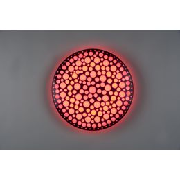 REALITY Chizu Deckenleuchte LED Schwarz, 1-flammig, Fernbedienung, Farbwechsler