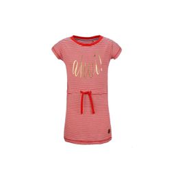 modAS Shirtkleid Kinder Mädchenkleid Print Ahoi mit Streifen