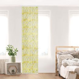 Schiebegardine Art Deco Schmetterling Muster