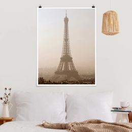 Bilderwelten Poster Skyline Tour Eiffel - Posterdruck Hochformat - Wandbilder & Wandposter bis XXL für Wohnzimmer Schlafzimmer