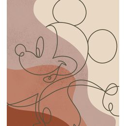 Fototapete Mickey Line Drawing
