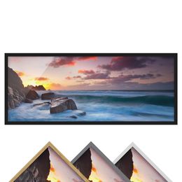Strand Bild mit Rahmen Am Meer in Cornwall