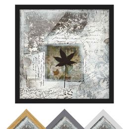 Vintage Bild mit Rahmen Silvery Memories