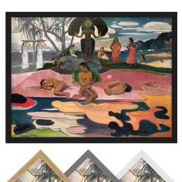 Kunstdruck mit Rahmen Paul Gauguin Gottestag