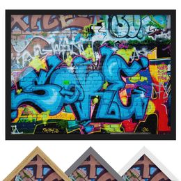 Bild mit Rahmen Colours of Graffiti