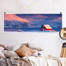Bilderwelten Panorama Poster Santas House