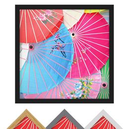 Muster & Textur Bild mit Rahmen Chinese Parasols