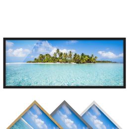 Bild mit Rahmen Crystal Clear Water