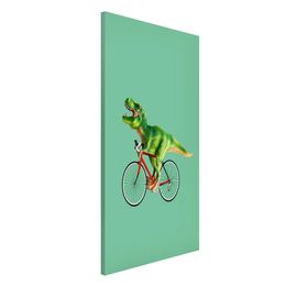 Dinosaurier mit Fahrrad