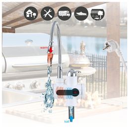 MAUK digitaler Wasserhahn mit integriertem Durchlauferhitzer und Temperaturanzeige