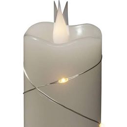 Konstsmide 1824-190 LED-Kerze Weiß Warmweiß (Ø x H) 50 mm x 127 mm