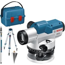 Bosch Optisches Nivelliergerät GOL 20 G, mit Baustativ BT 160, Messstab GR 500 - 061599404P