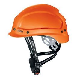 Uvex pheos alpine Schutzhelm mit Lüftung - für Höhenarbeiten u- rettung - Bergsteigerhelm orange - 9773250