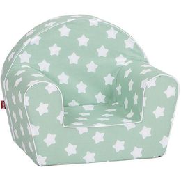 KNORRTOYS® Sessel Green White Stars, für Kinder; Made in Europe, grün