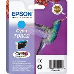 Original Epson C13T08024011 / T0802 Druckerpatrone Cyan