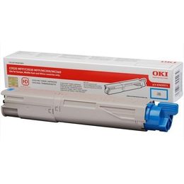 Original OKI 43459371 Toner Cyan