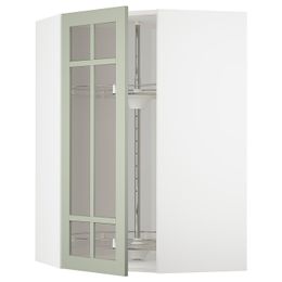 IKEA METOD Wandeckvitrine mit Karussell