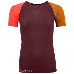 Ortovox - Women's 120 Comp Light Short Sleeve - Merinounterwäsche Gr XL rot