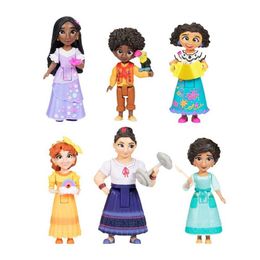 Jakks Pacific Sammelfigur Disney Encanto Familie Madrigal Kleine Puppen 6er-Pack