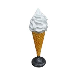 JVmoebel Skulptur Ice Cream Figur Statue Aufsteller Eisdiele Hase