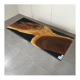 JVmoebel Esstisch, Table Esstisch Epoxidharz Massiv Tische 201 x 81 cm Flusstisch