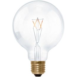 Segula LED-Leuchtmittel LED Globe 95 klar, E27, Warmweiß, dimmbar, E27, Globe 95, klar, 3Watt, weiß